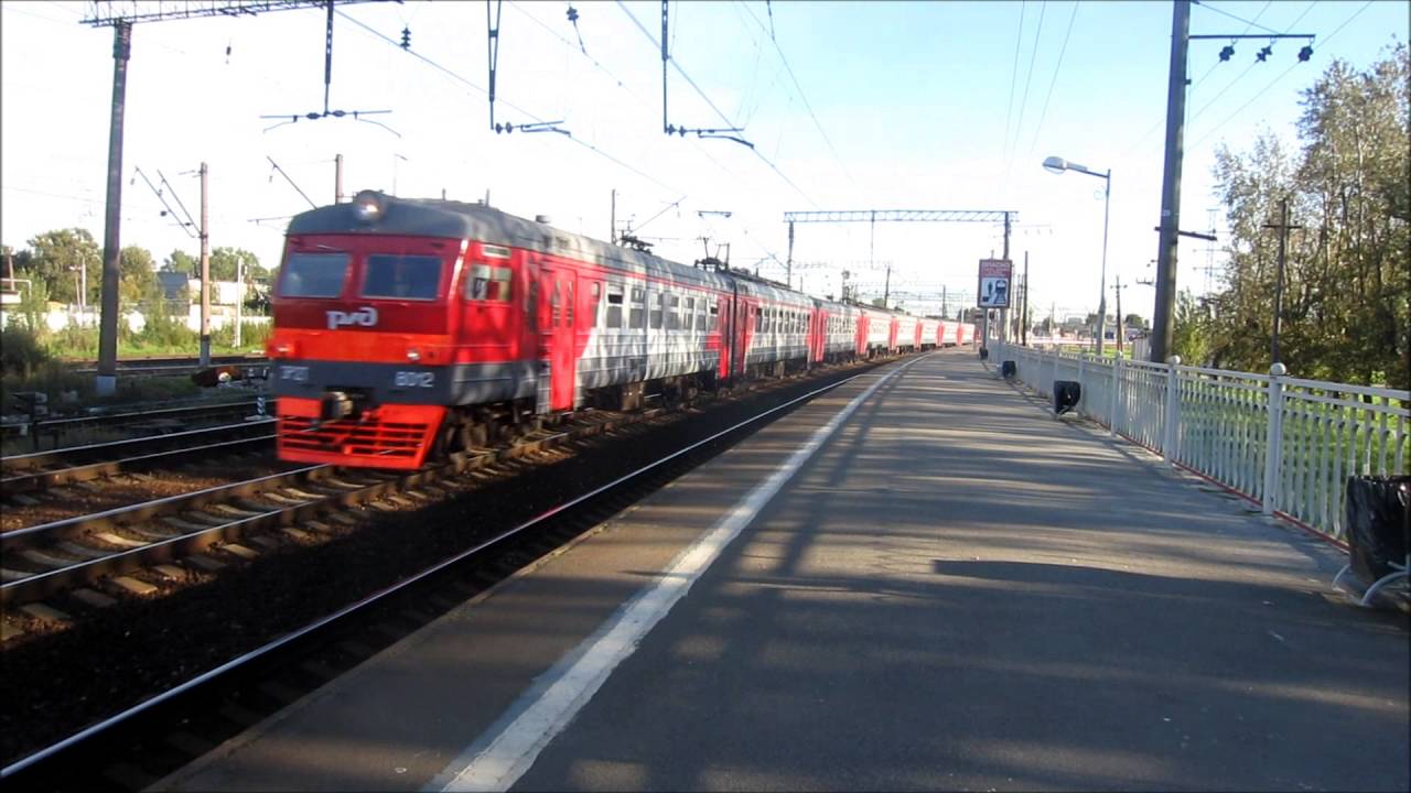 Электропоезд ЭР2Т-8012, СПб / EMU ER2T-8012, SPb - YouTube