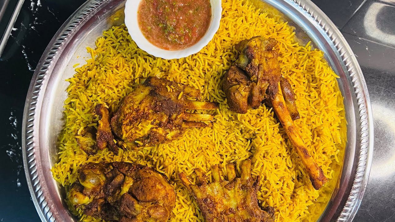 Bariis iyo Hilib aad Uamacaan||Laham mandi ||Arabic mandi rice with ...