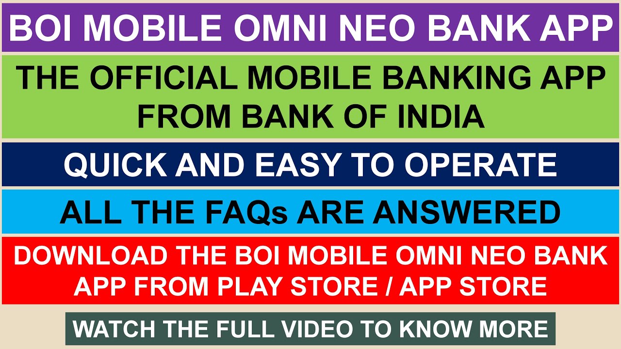 Full details of BOI Mobile OMNI NEO Bank APP | Explore Yourselves Banking and General Knowledge ...
