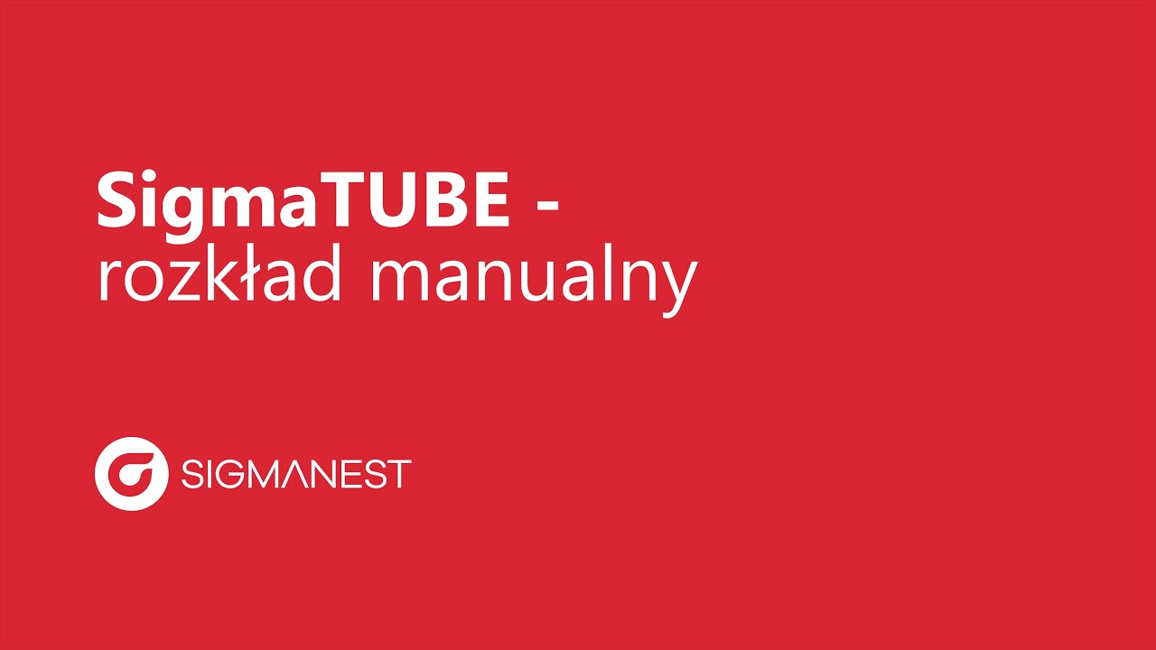 SigmaTUBE - rozkład manualny - YouTube