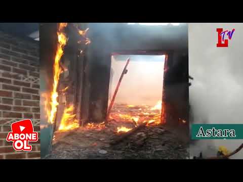 ASTARADA 58 YAŞLI KİŞİ EVDƏ YANARAQ ÖLÜB.