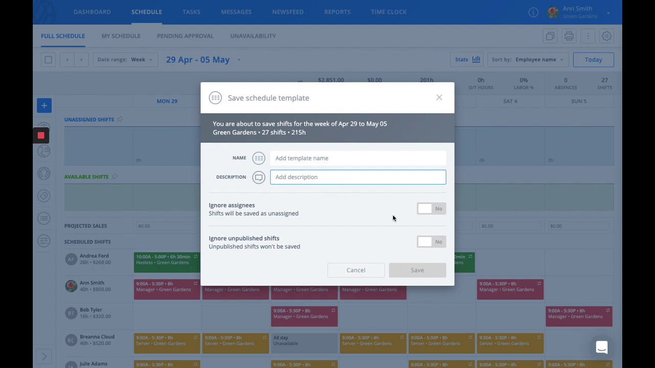 Additional Scheduling Features (Admins) - YouTube