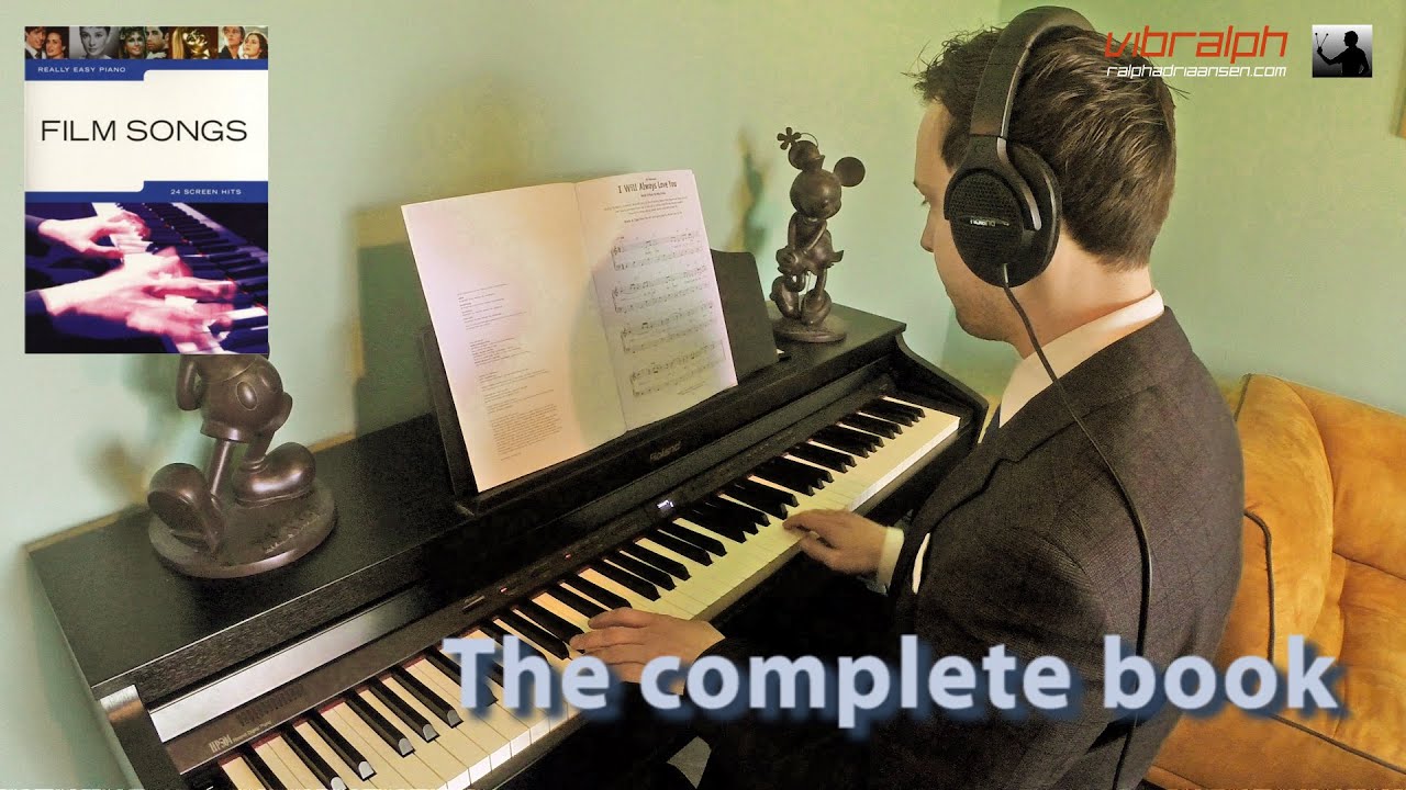 FILM SONGS - The complete book / Really easy piano - YouTube
