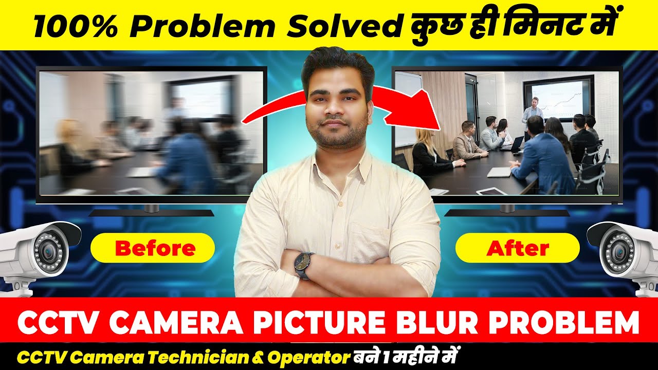 CCTV Camera Blur Problem solution | How to Open and Fix CCTV Camera ...