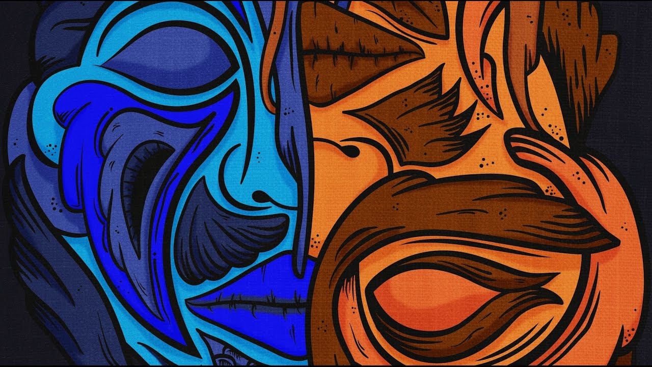 OKRE | Face Contrast Sketch - Ilustración digital. - YouTube