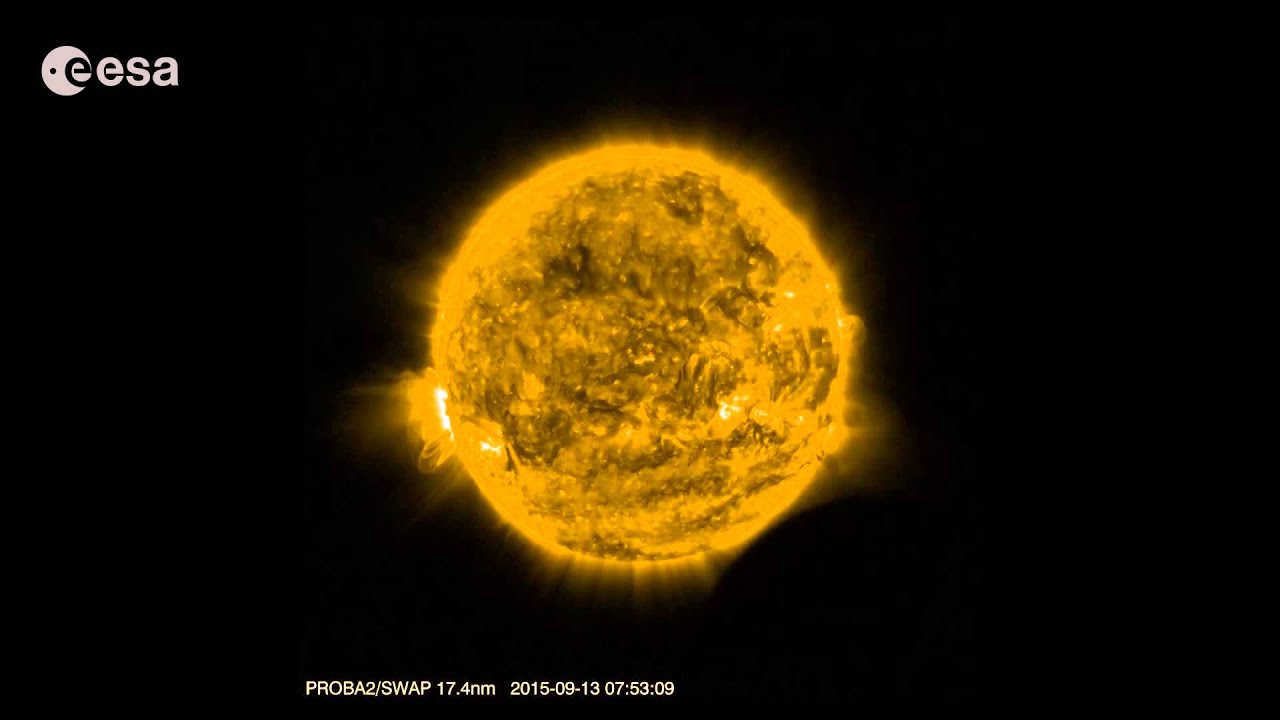 Proba-2 | Partial Eclipse - YouTube