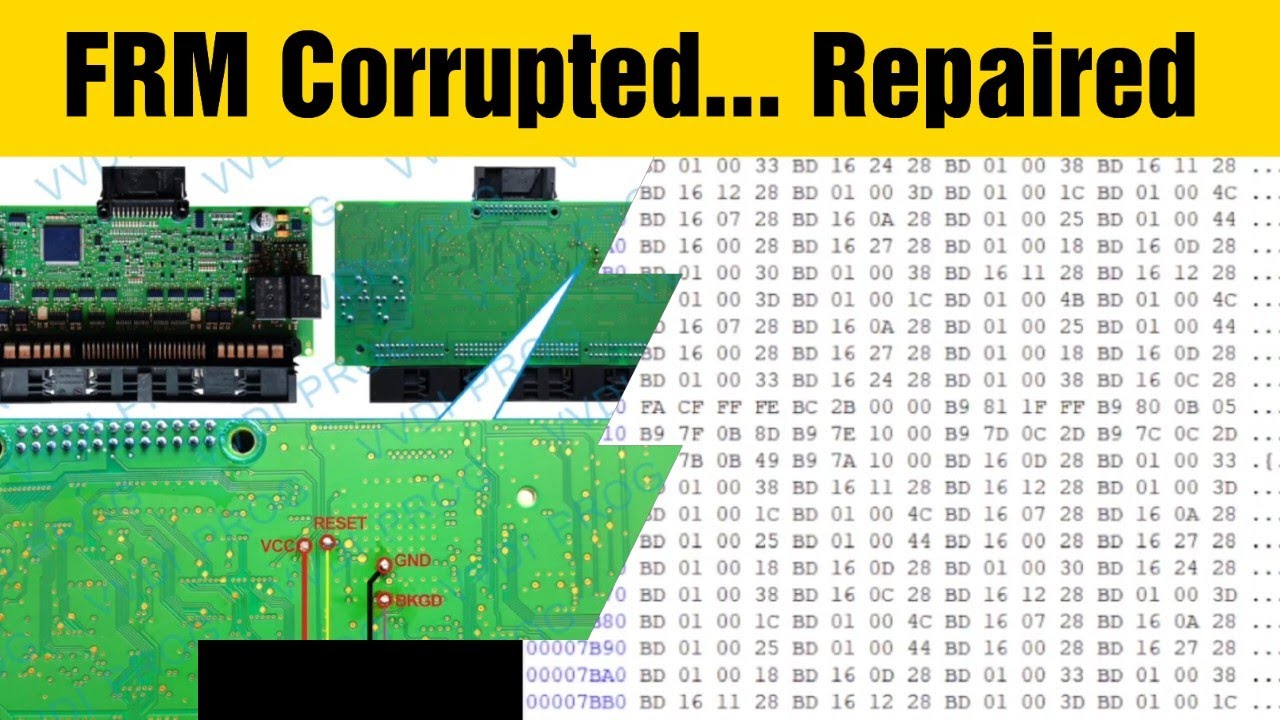 2011 BMW FRM3 (Footwell Module) Corrupted and Fixed - YouTube
