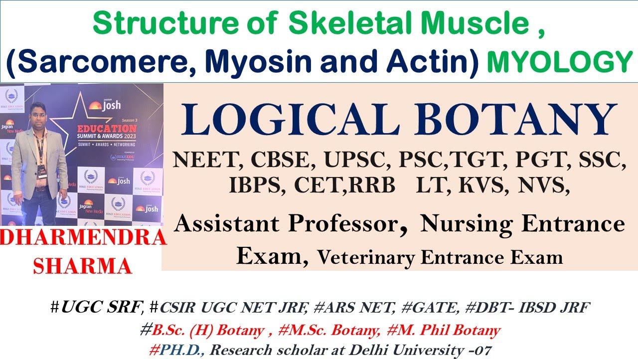 MOST EASIEST WAY TO UNDERSTAND STRUCTURE OF MUSCLE #ZOOLOGY #NEET ...