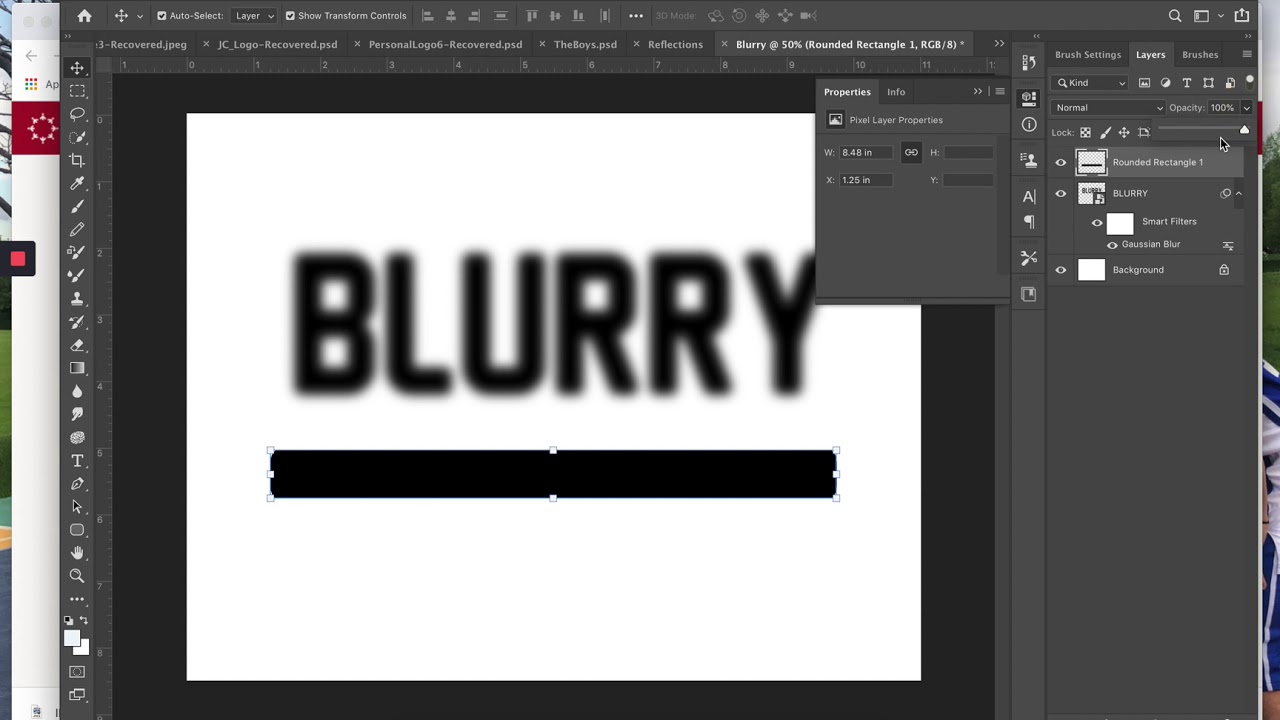 How to Create a Shadow underneath your typography (Part 2) - YouTube