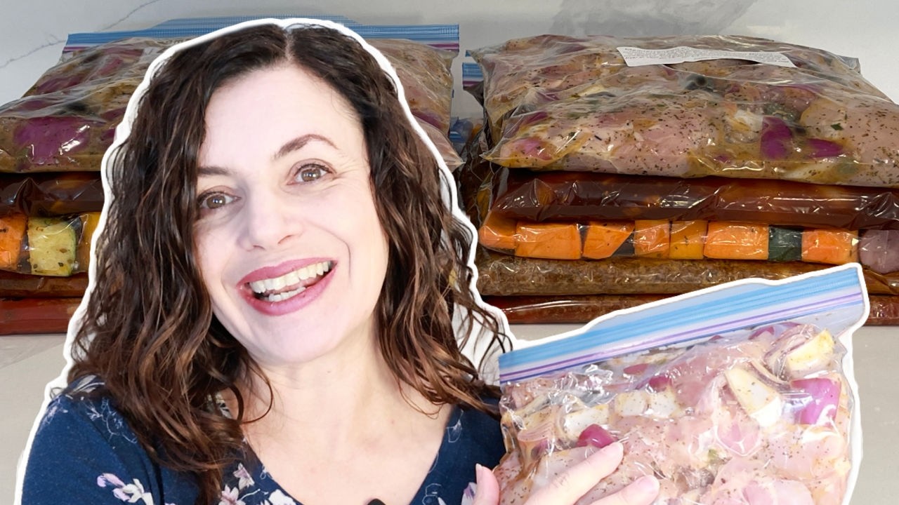 10 Meals in One Hour | Freezer Cooking for Beginners - YouTube