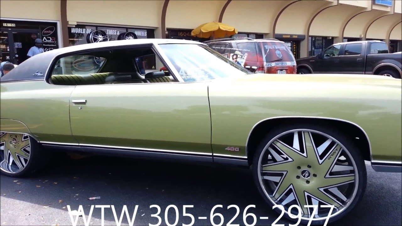 AceWhips.NET- 71 Chevy Donk on EXCLUSIVE 26" AMANI Forged Rims by WTW ...