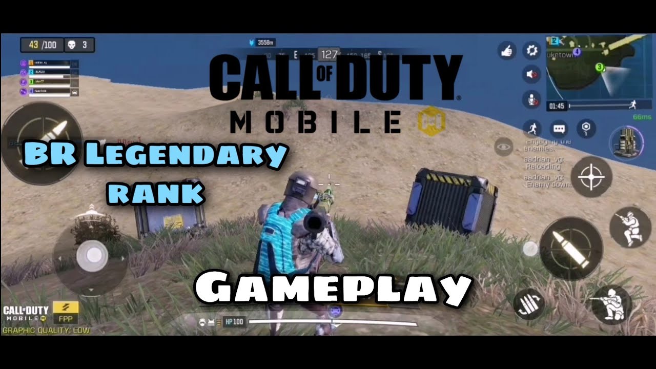 Battle Royale Legendary Rank Gameplay | CODM | SQUAD - YouTube