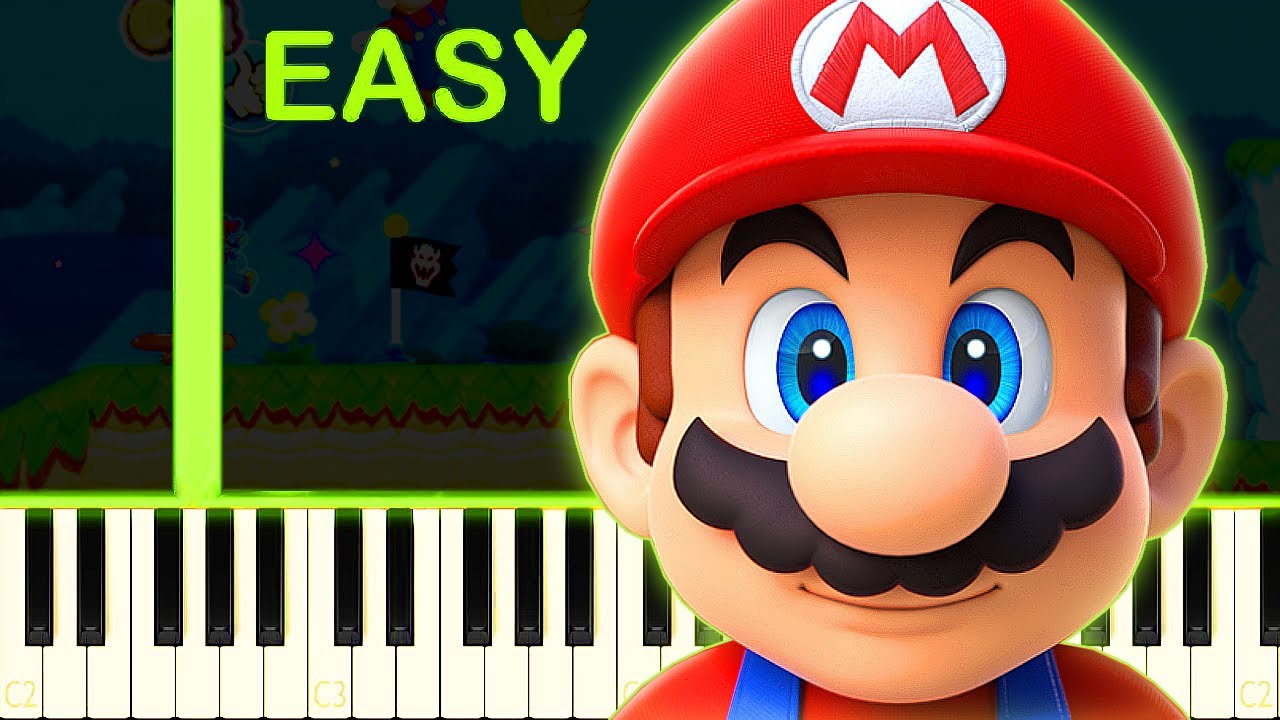SUPER MARIO RUN THEME - EASY Piano Tutorial Chords - Chordify