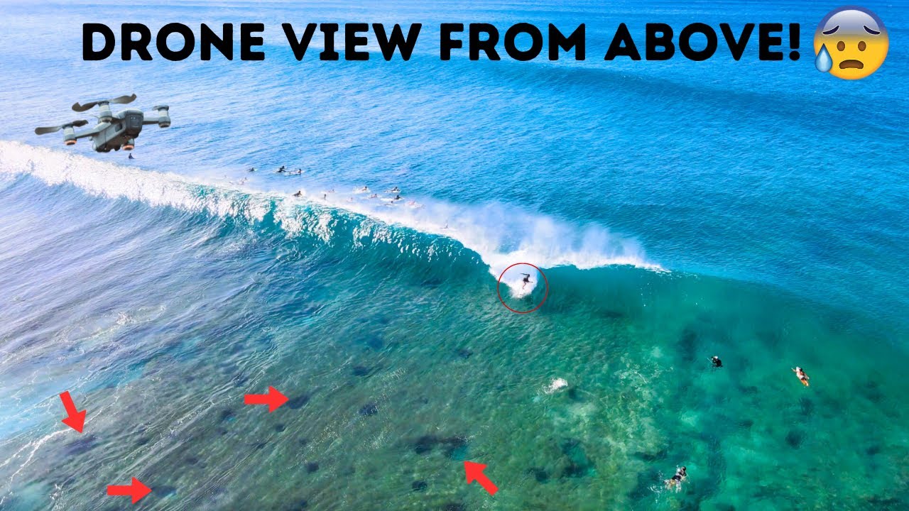 THIS IS WHY SURFING PIPELINE FREAKS ME OUT! *DRONE FOOTAGE FROM ABOVE ...