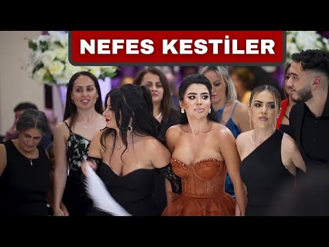 BU KADINLAR OYNARKEN DÜĞÜN SUS PUS OLDU !! NEFES KESTİLER !!