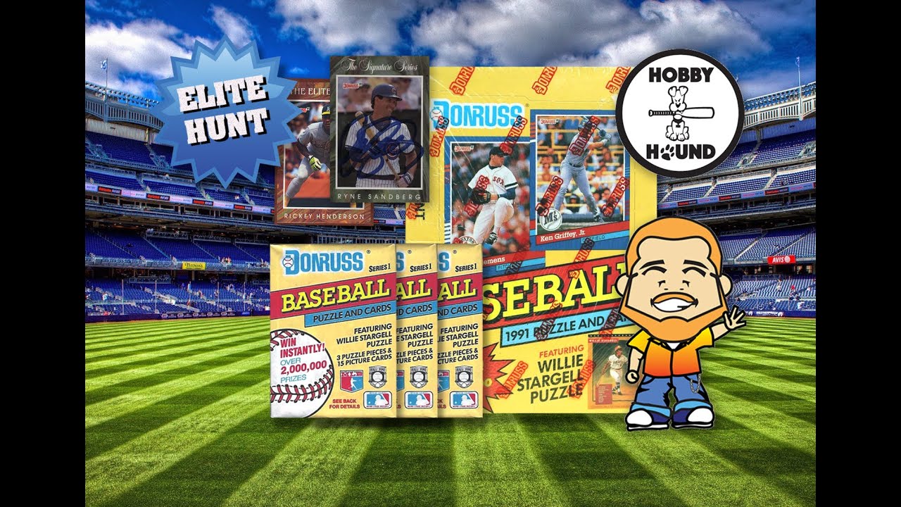 1991 Donruss Baseball Series 1 - Wax Box (36ct) - Elite Hunt - Live