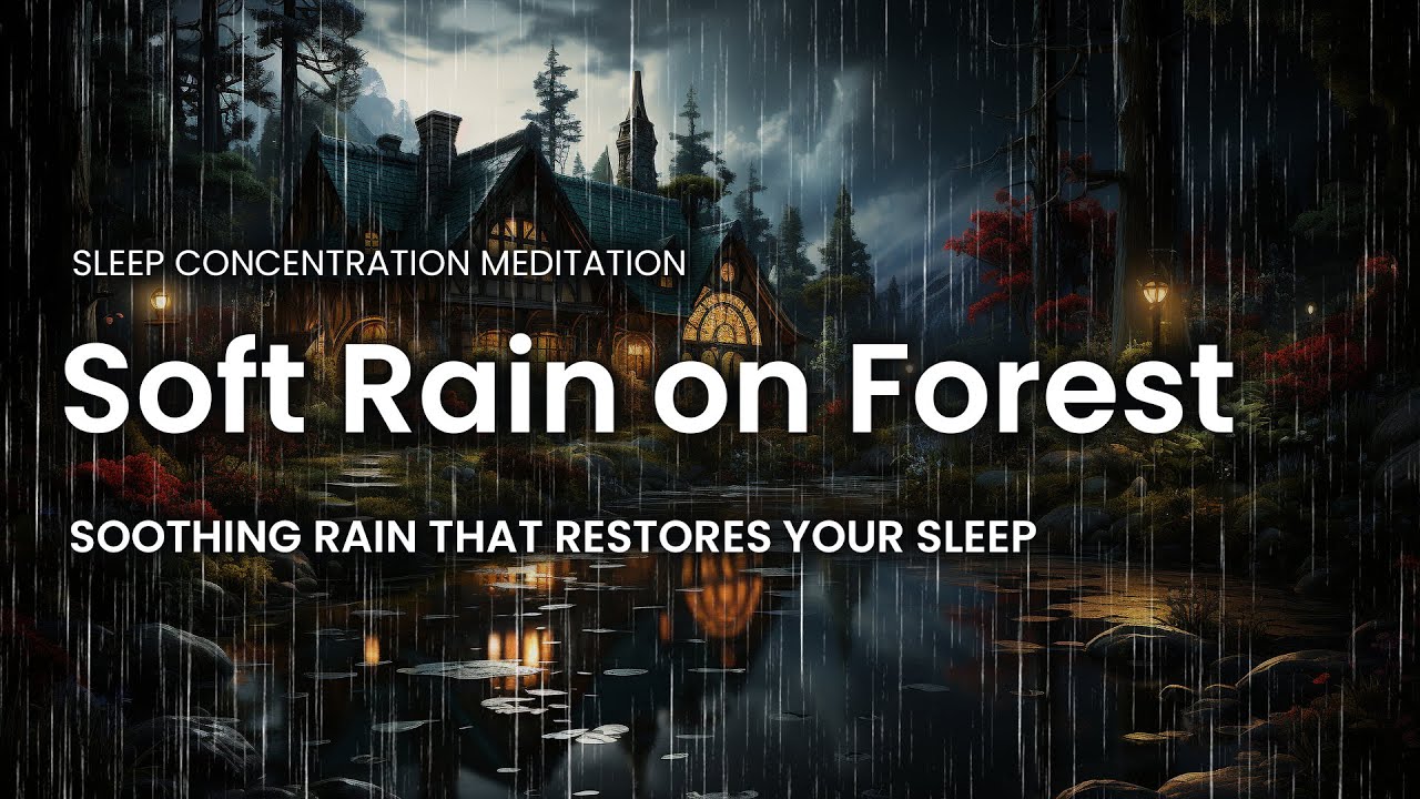 Restore Your Mind with Soft Rain for Sounds for Sleep - YouTube