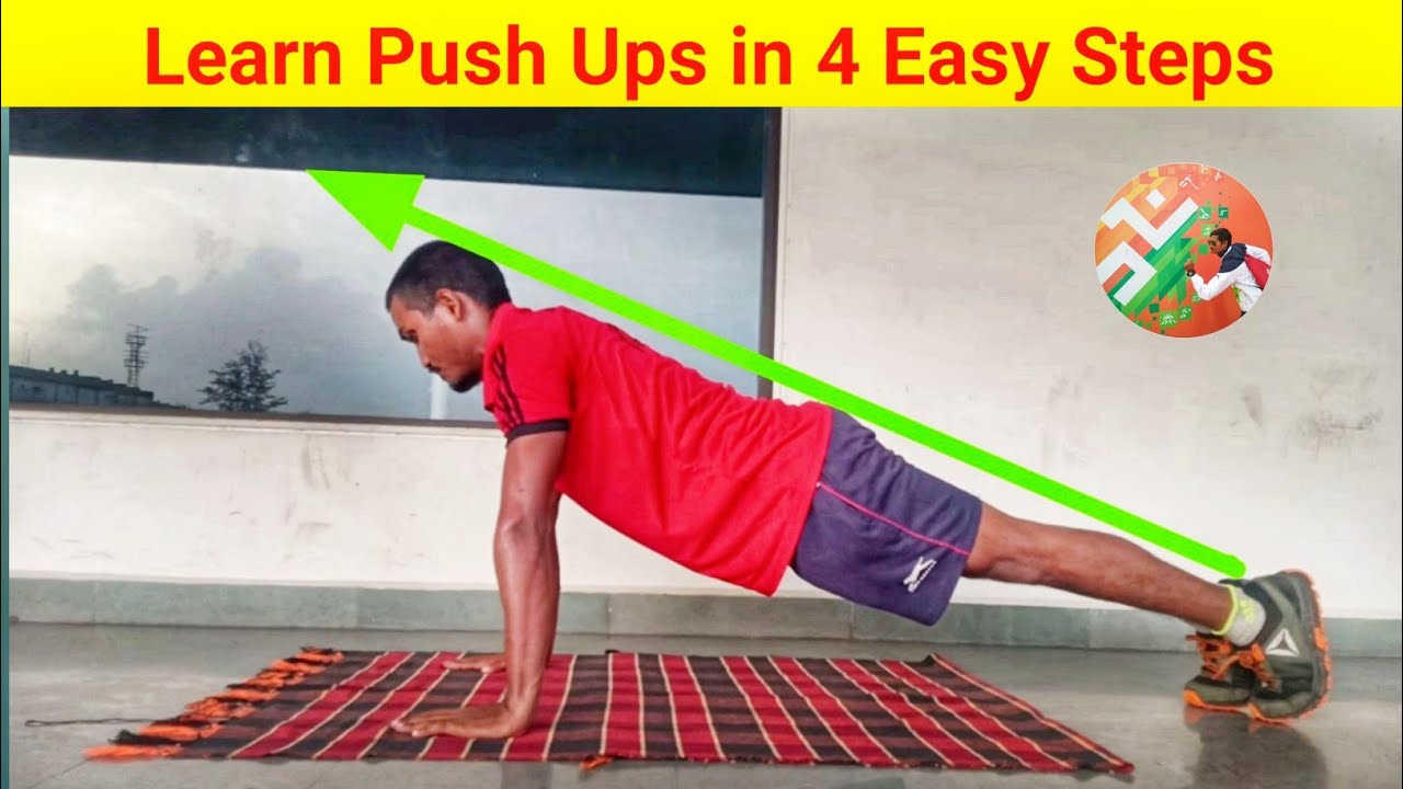 How to do Push ups for Beginners in Hindi|Learn Push ups in Easy Steps ...