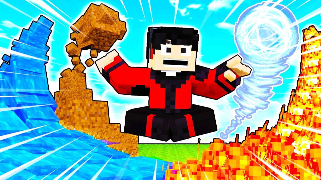 ME CONVIERTO en el AVATAR SUPREMO! 🌊🔥🌍🍃 | Minecraft | El Magnum - YouTube
