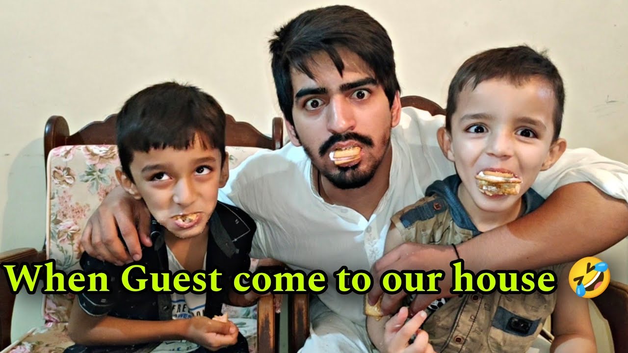 When guest come to your house | Guest visiting to our home 🤣 funny ...