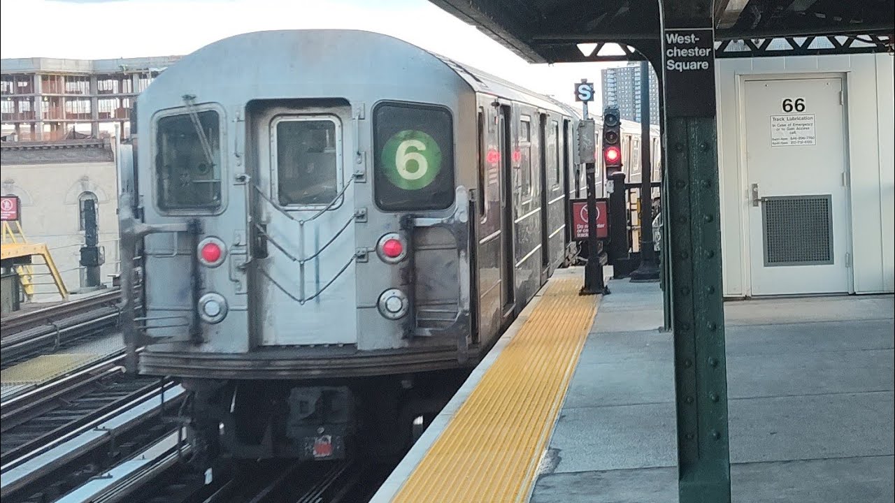 MTA NYCT Subway: Mini Bombardier R62A (6) LCL & EXP train action ...