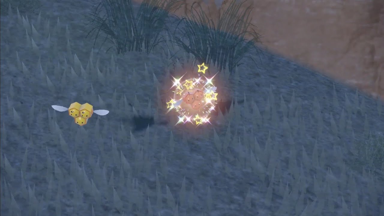 My first shiny in Pokemon Scarlet Random shiny male combee # ...