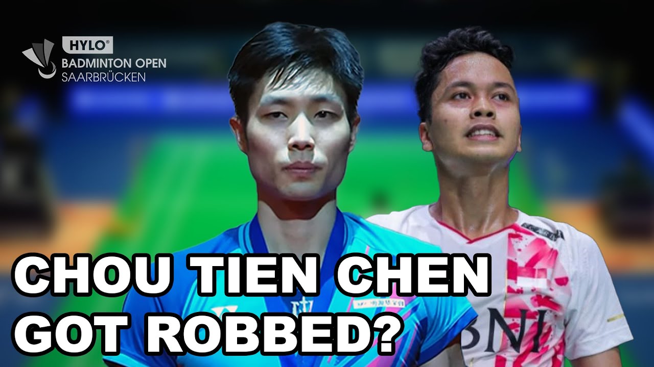 Chou Tien Chen got robbed of the match point? vs Anthony Sinisuka ...