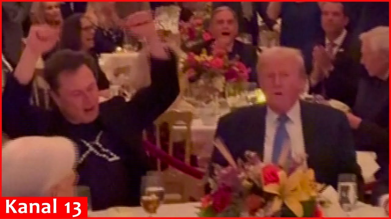 Trump and Elon Musk celebrate Thanksgiving at Mar-a-Lago - YouTube