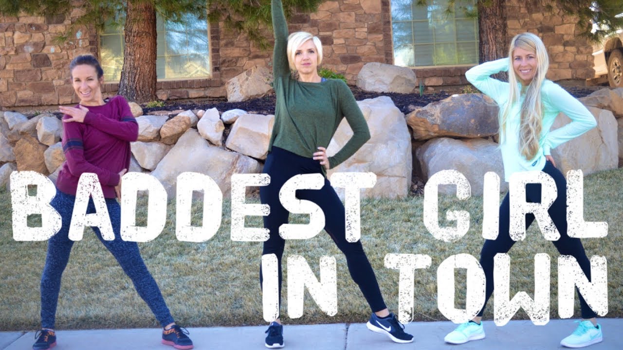 BADDEST GIRL IN TOWN Zumba H-Rec Dancefit Cardio Workout - YouTube