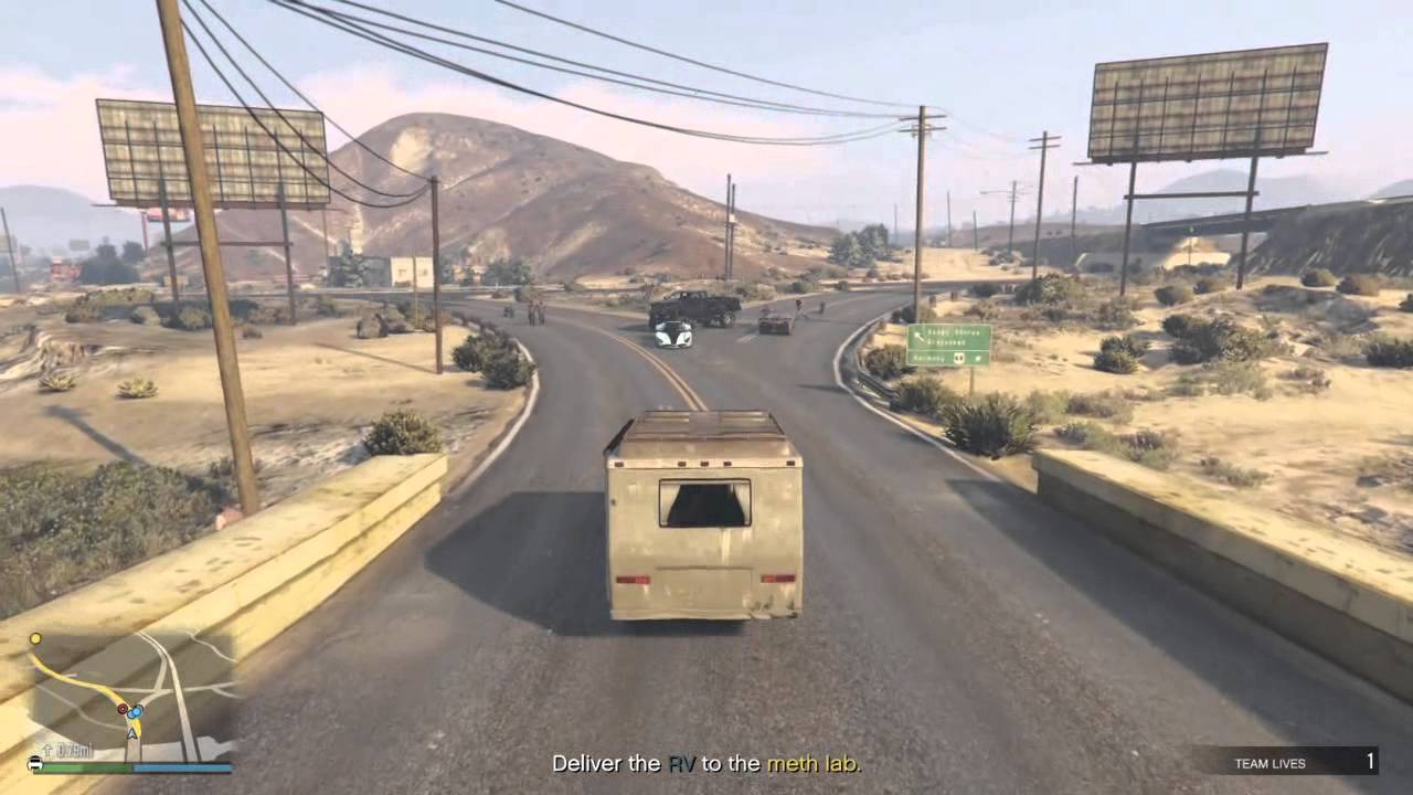 Grand Theft Auto 5 Online Multiplayer Mission PS4 Gameplay - YouTube