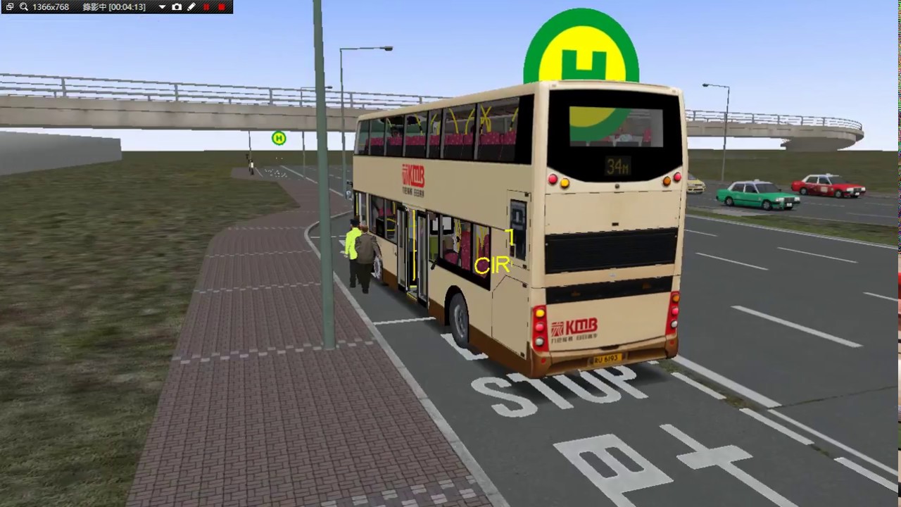 OMSI 2 KMB 34M(灣景花園-荃灣鐵路站(循環線)) - YouTube