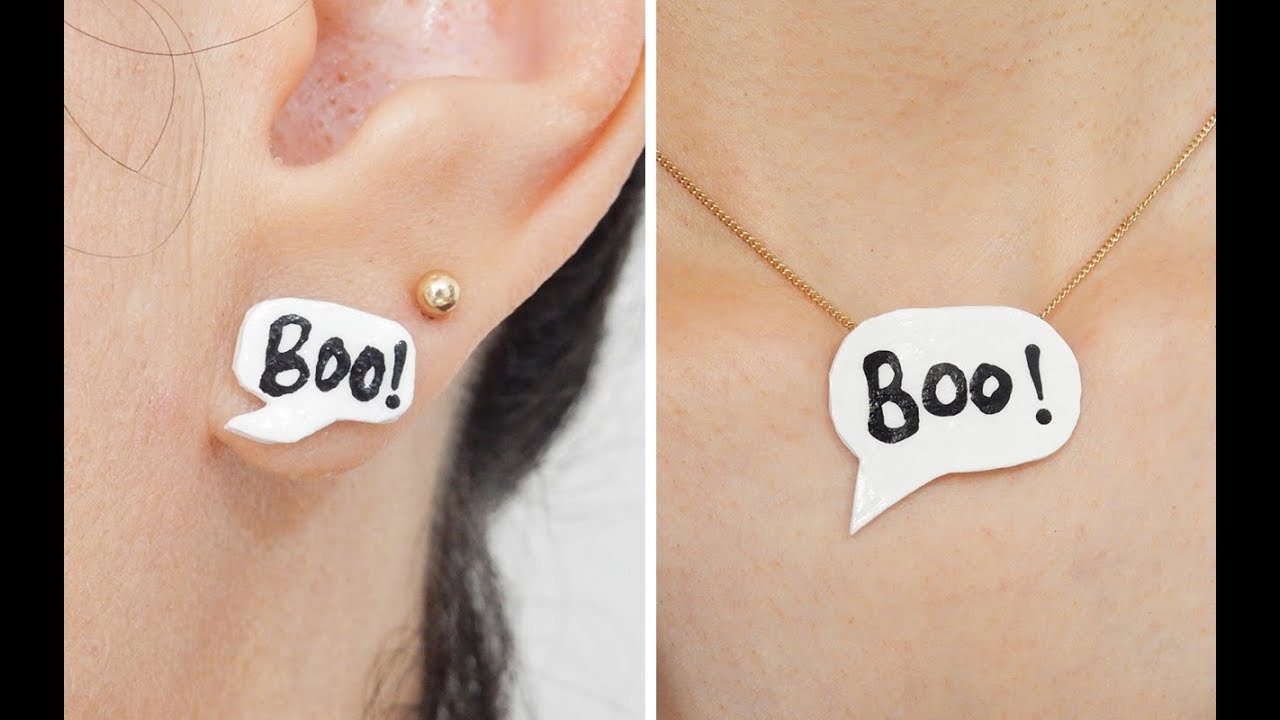 DIY Boo Speech Bubble Accessories - YouTube