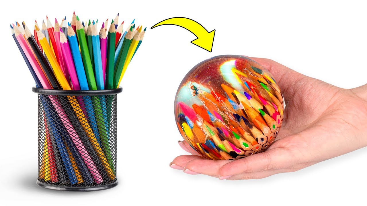 How A Pencil Planet Is Made | An Epoxy Resin Project - YouTube