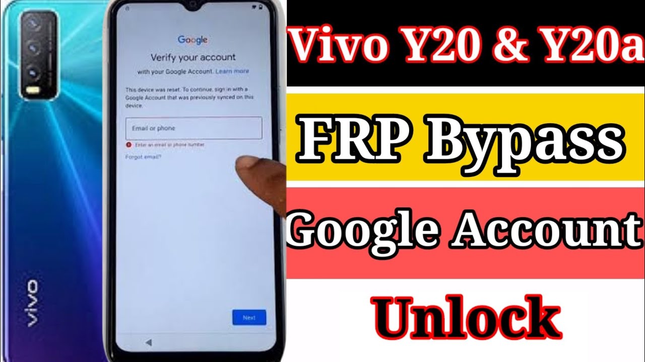 Vivo Y20 frp bypass || Vivo y20a Google bypass || Vivo Y20a frp lock ...