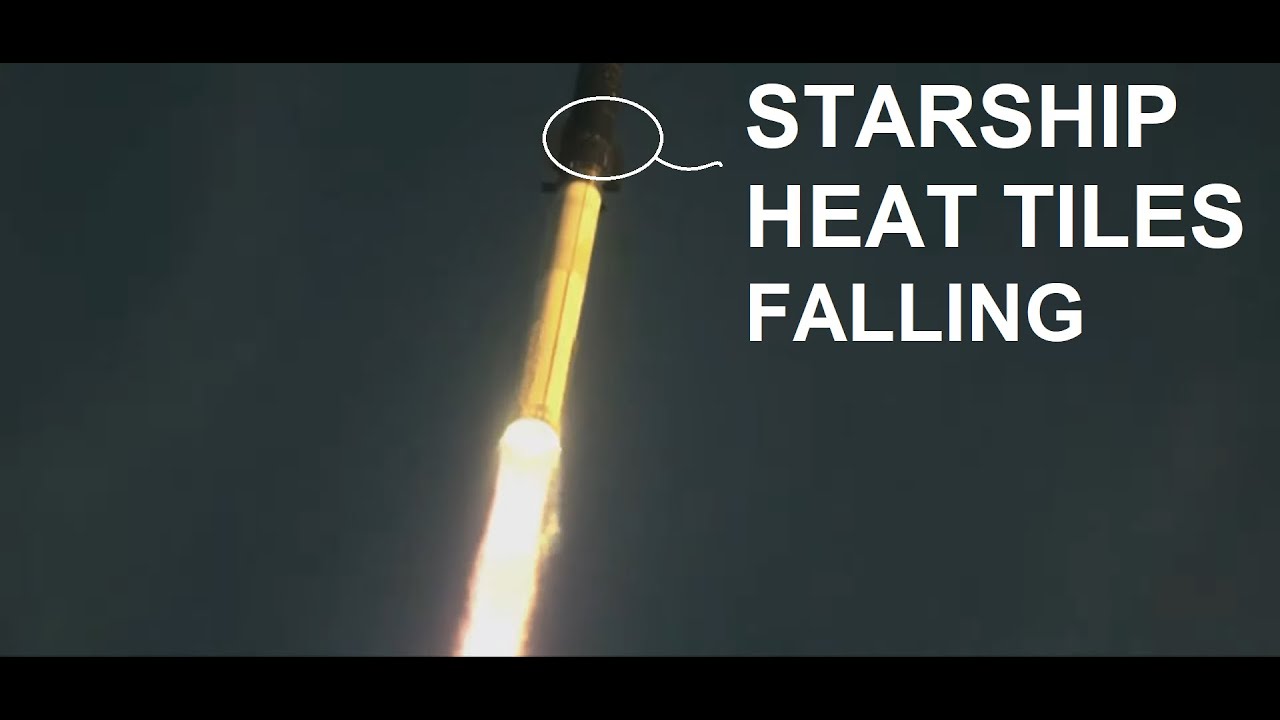 SPACEX STARSHIP IFT-2 Flight Test | Heat Tiles Falling Apart - YouTube