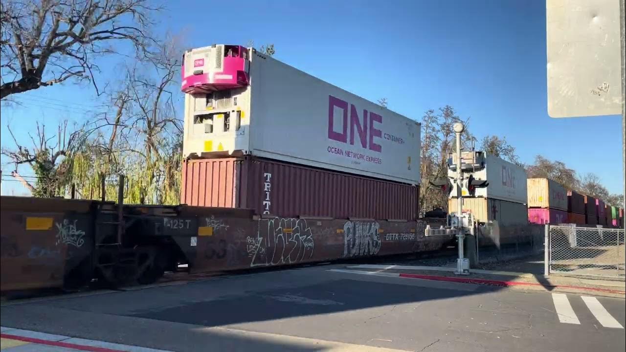 Up 8049 IOANP going through Pleasanton - YouTube