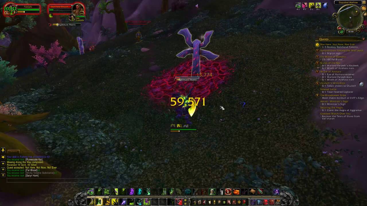 World of Warcraft Not Here, Not Now, Not Ever Legion Quest Guide - YouTube