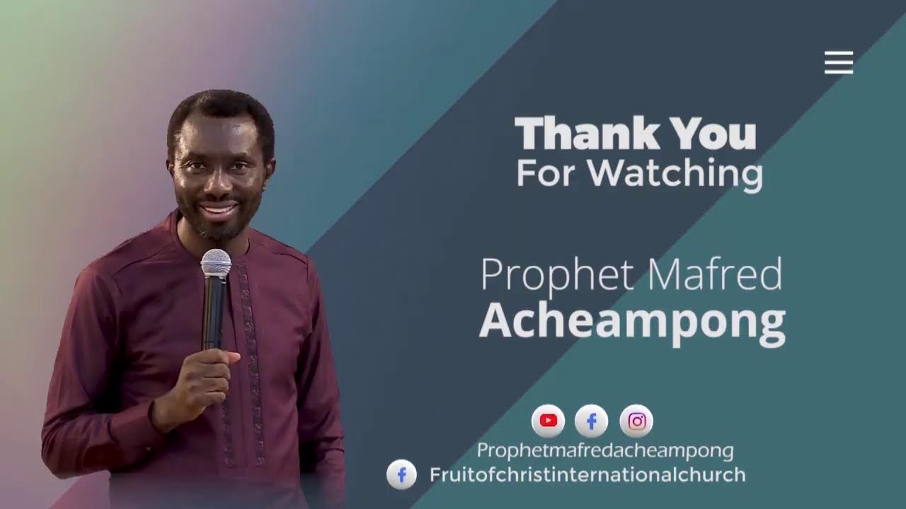 Sunday Service With Prophet Mafred Acheampong |ACCRA |04.05.25 - YouTube
