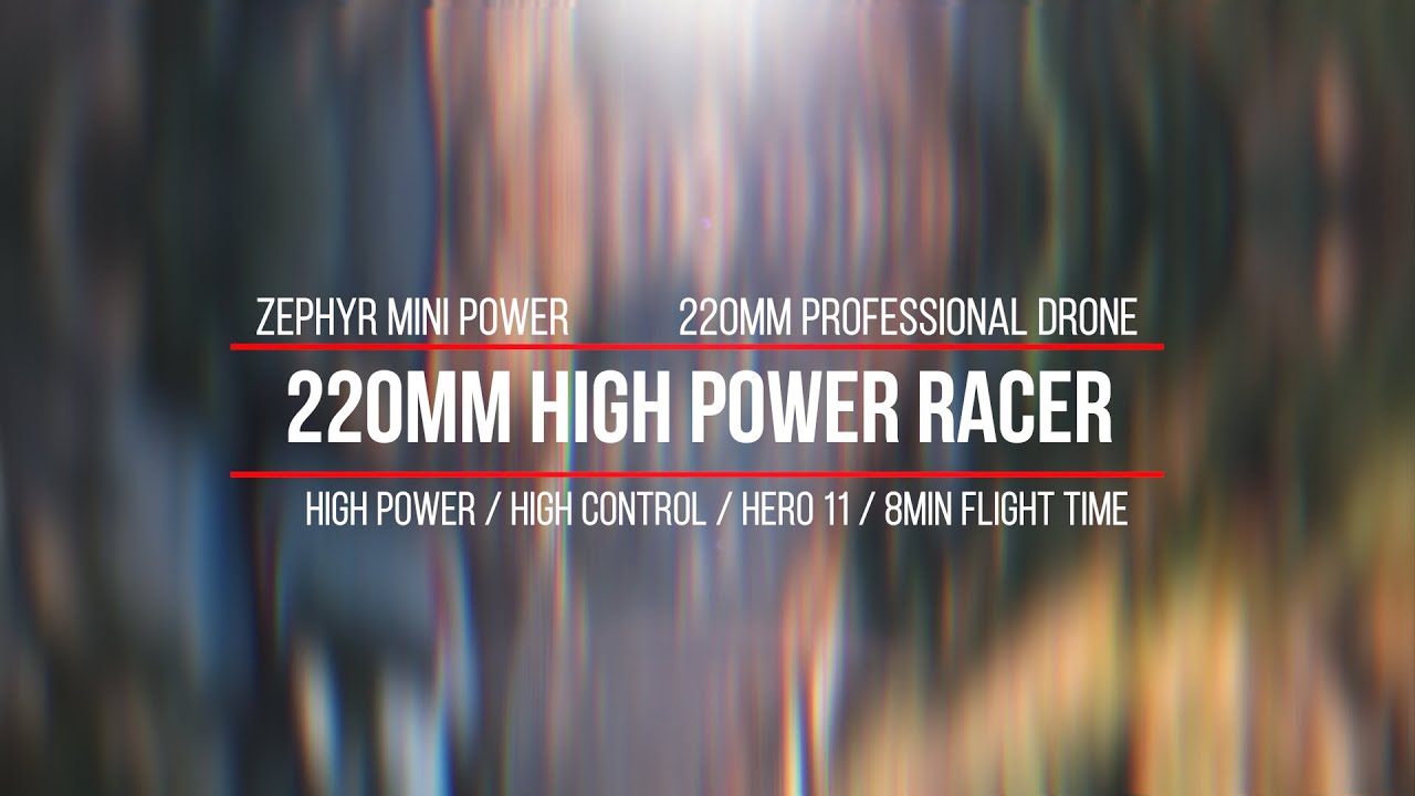The awesome precision in race mode of the Zephyr Mini Power with a Hero ...