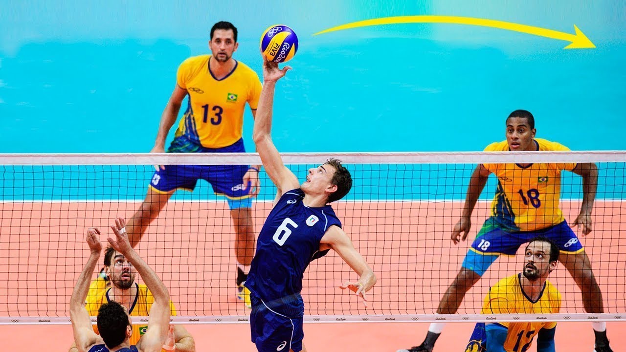 TOP 10 ONE HANDED SETS | CRAZY VOLLEYBALL ACTIONS - YouTube