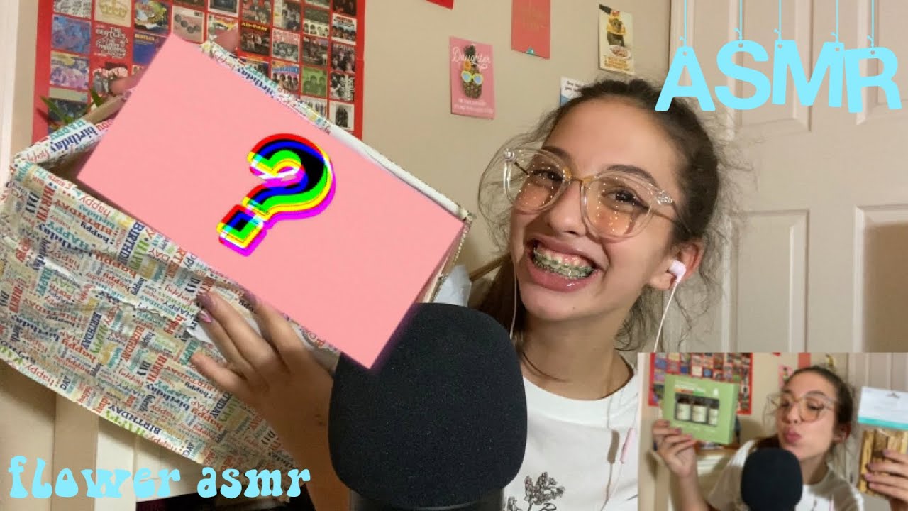 ASMR Birthday Box Swap with Flower ASMR 🌼 - YouTube