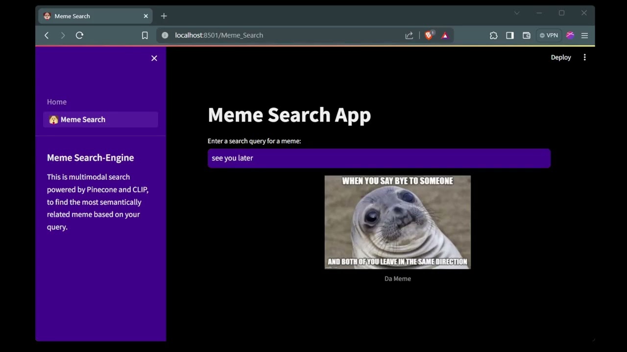 Meme Search Engine