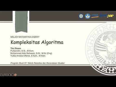 [Matematika Diskrit] Kompleksitas Algoritma | yutikamelia - YouTube