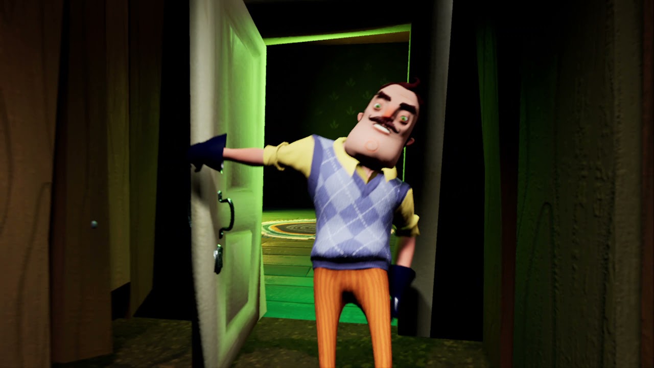 Hello Neighbor |how to cheat in hello neighbor act 1 basement - YouTube