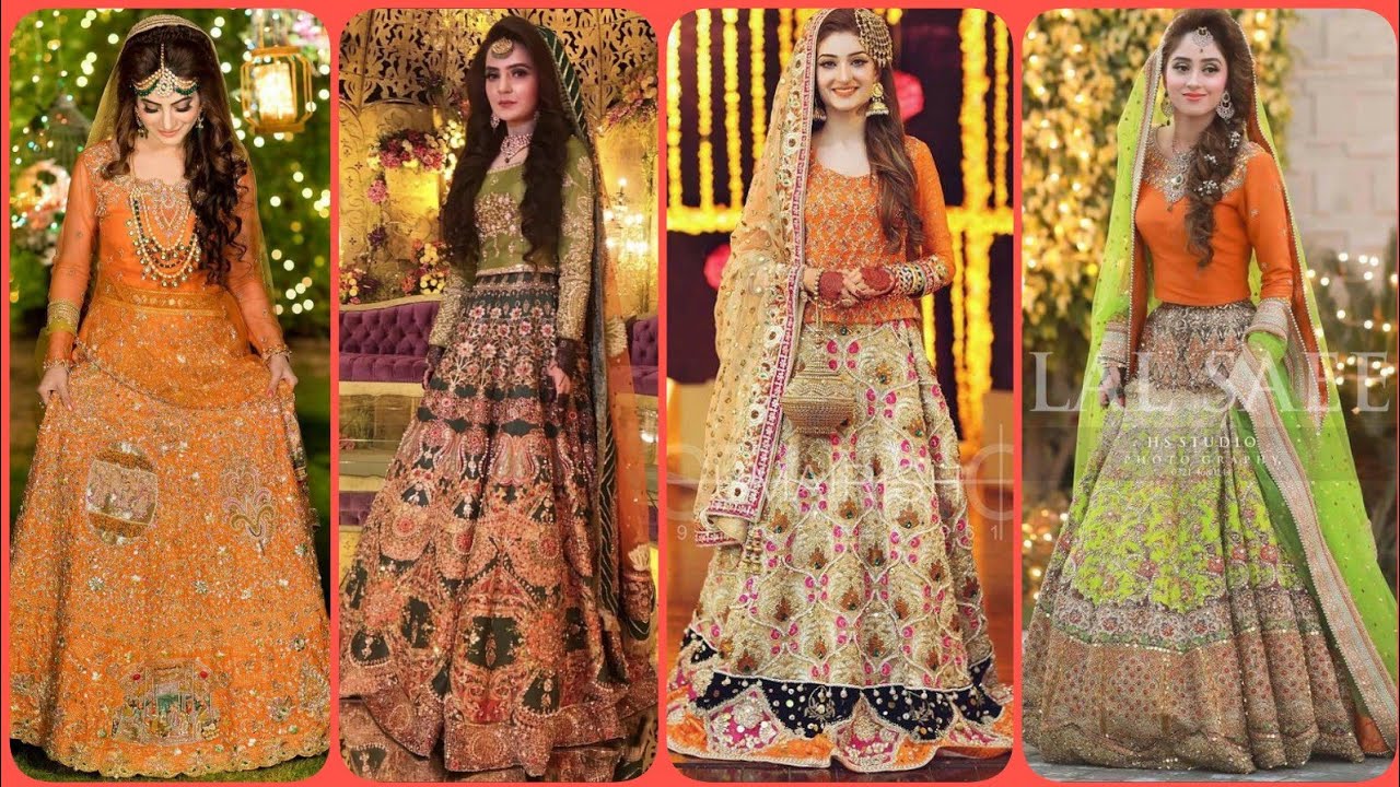 top Stylish Designer Bridal Mehndi And Ubtan Dresses Collection 2019-20 ...