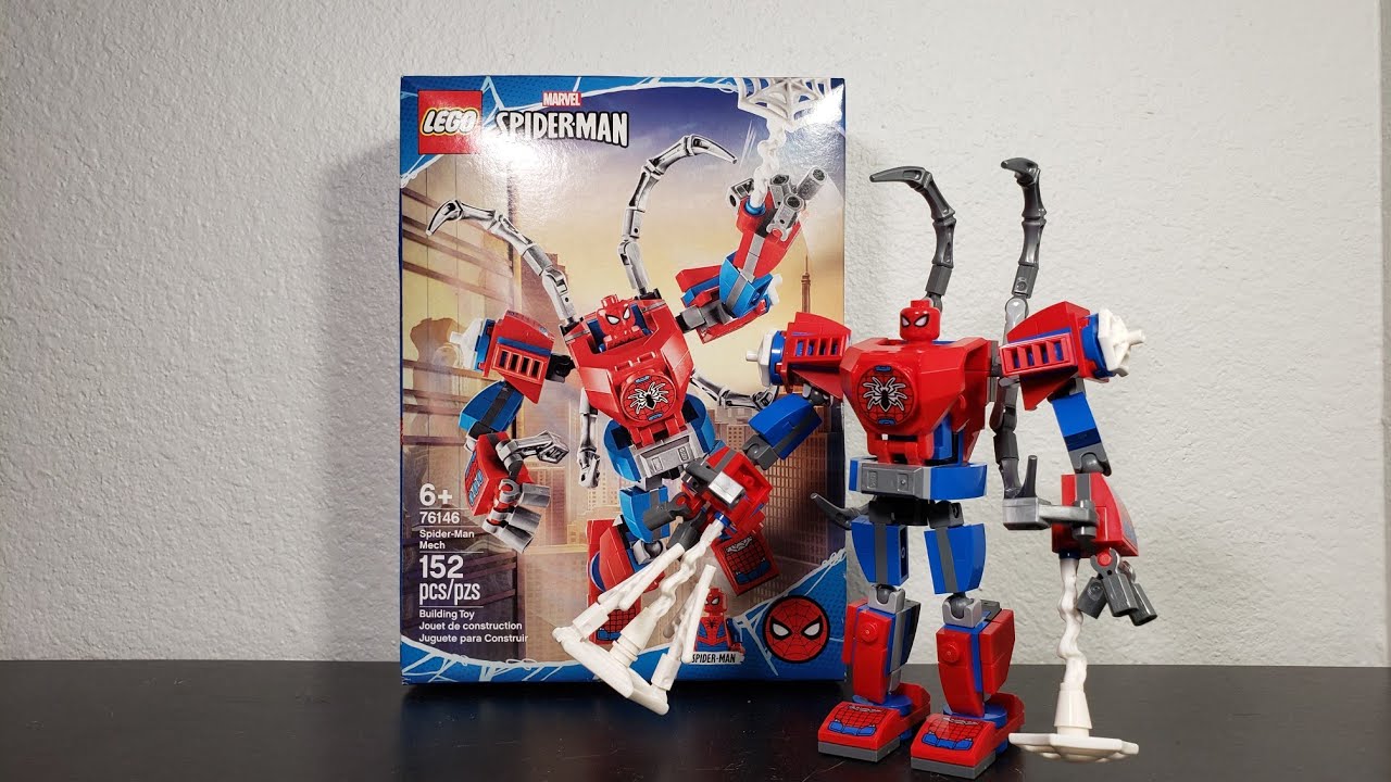 LEGO MARVEL 76146 Spider-Man Mech Set Review - YouTube