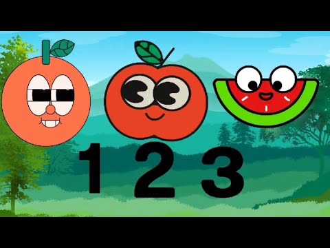 Number song, learn to spell numbers 1-10/12345678910/kids song/nursary ...