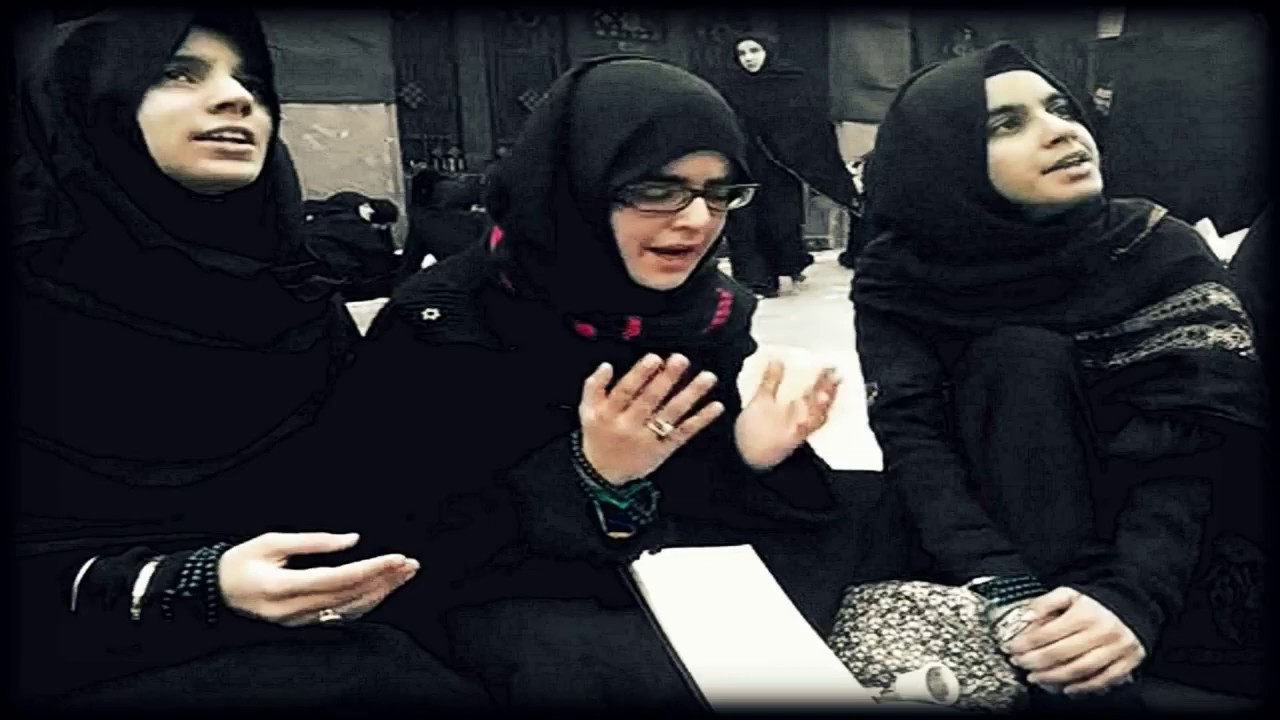 Hashim Sisters Reciting Nauha at Sayyida Zainab's Shrine 2020 - YouTube