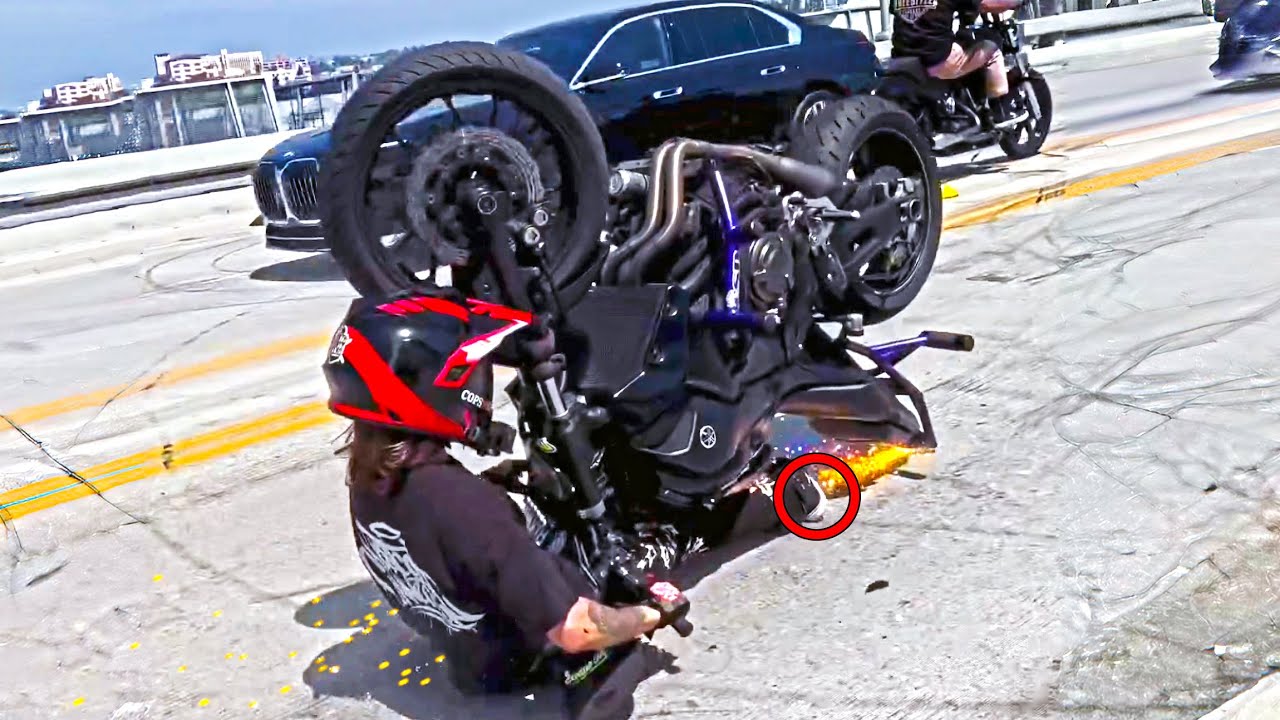 11 Minutes OF CRAZY, INSANE and UNEXPECTED Motorcycle Moments - Ep. 590 ...