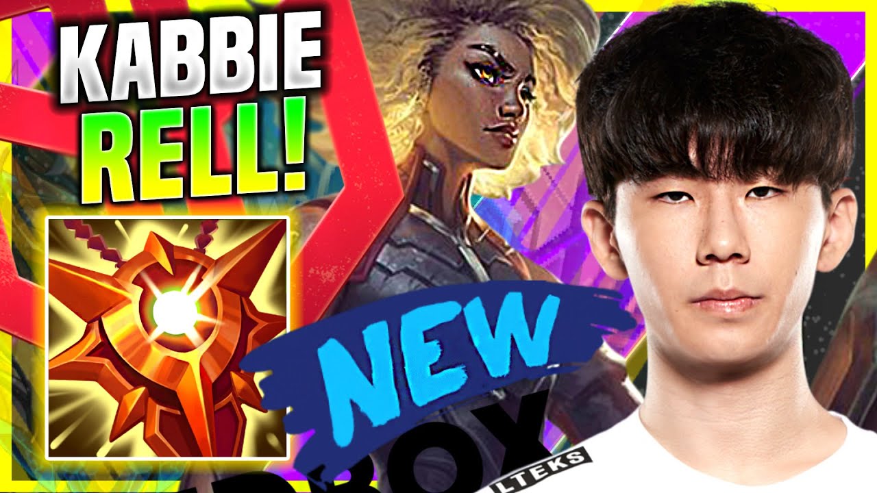 KABBIE TRIES NEW CHAMPION RELL! - SB Kabbie Plays Rell Support vs Taric ...